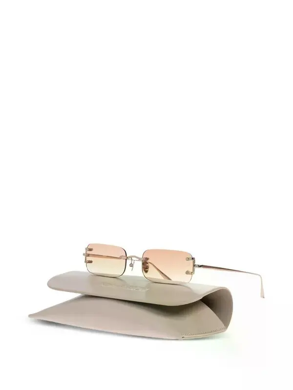 Linda Farrow Taylor Rectangle-frame Sunglasses