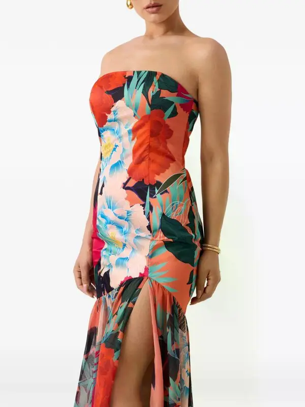 MARCIANO Strapless Maxi Dress