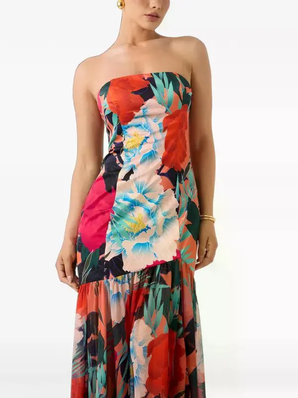 MARCIANO Strapless Maxi Dress
