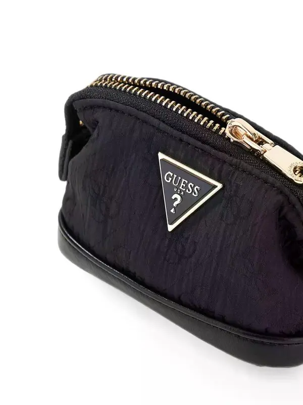 Guess Logo-jacquard Make Up Bag