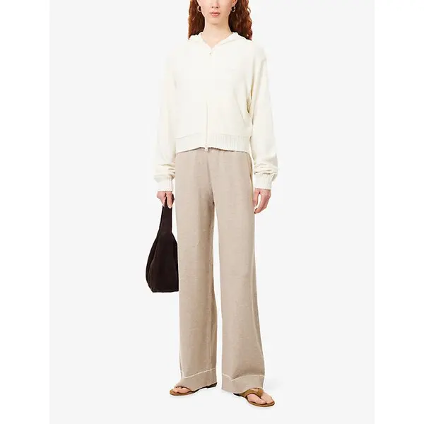 THE COUTURE CLUB Panel Stretch-knit Trousers