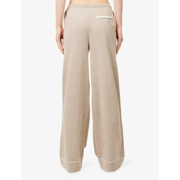 THE COUTURE CLUB Panel Stretch-knit Trousers