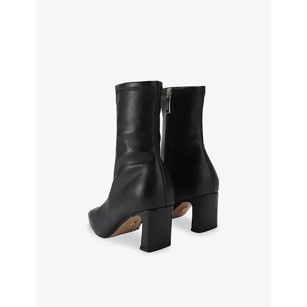 Steve Madden Willah Heeled Faux-leather Ankle Boots