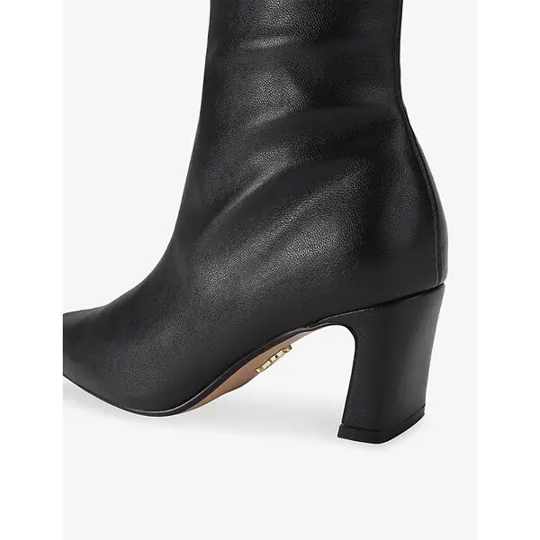 Steve Madden Willah Heeled Faux-leather Ankle Boots