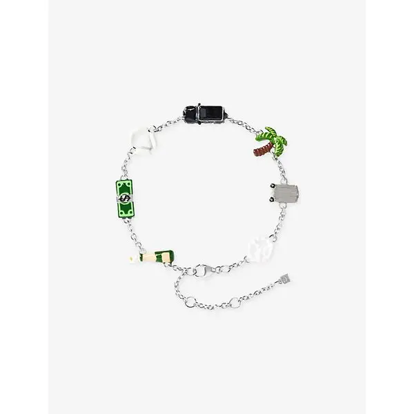 POUBEL Malibu Mini Sterling- Charm Bracelet