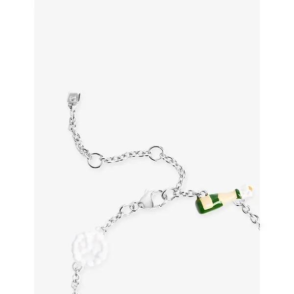 POUBEL Malibu Mini Sterling- Charm Bracelet