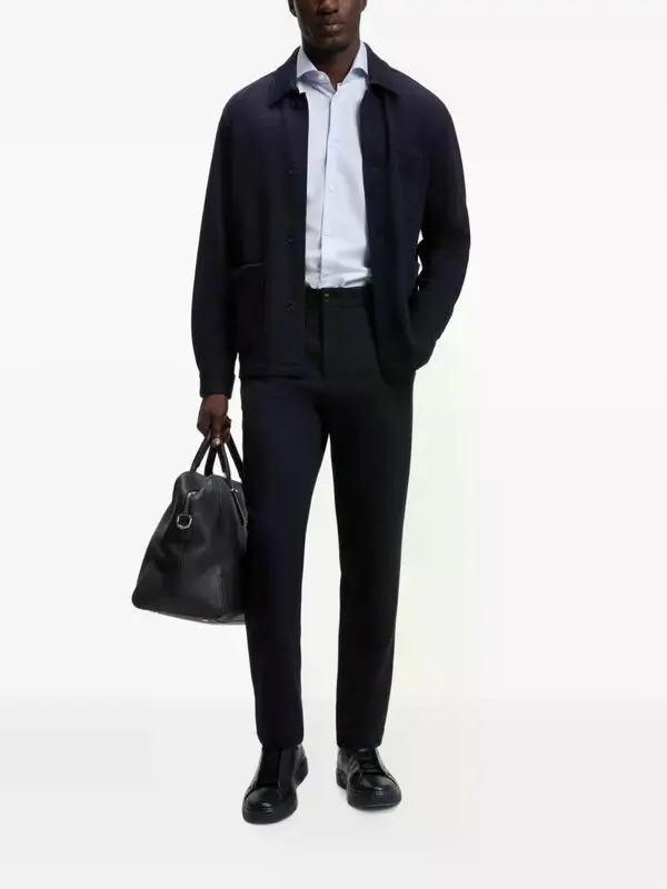 BOSS Check-pattern Long-sleeve Shirt