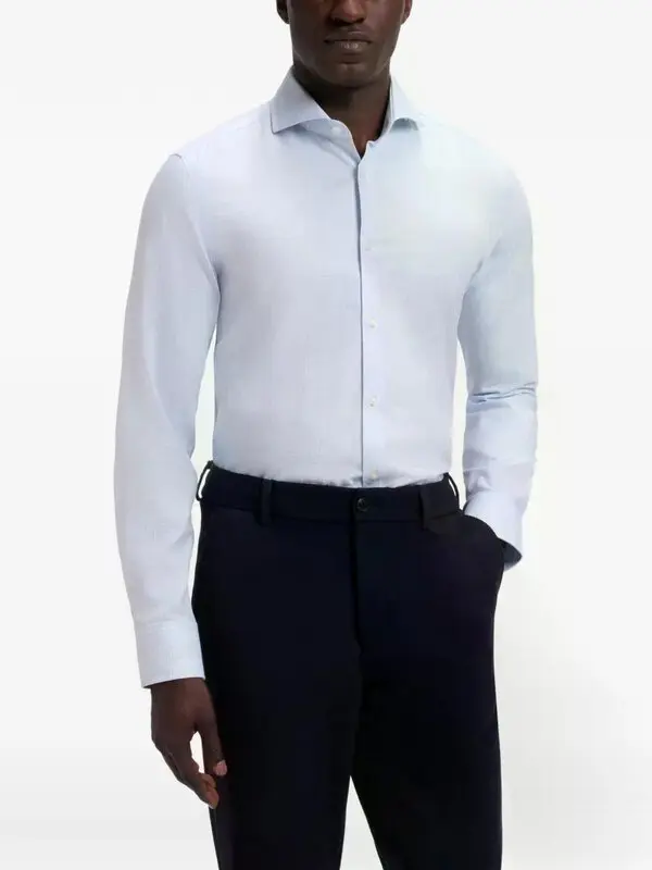 BOSS Check-pattern Long-sleeve Shirt