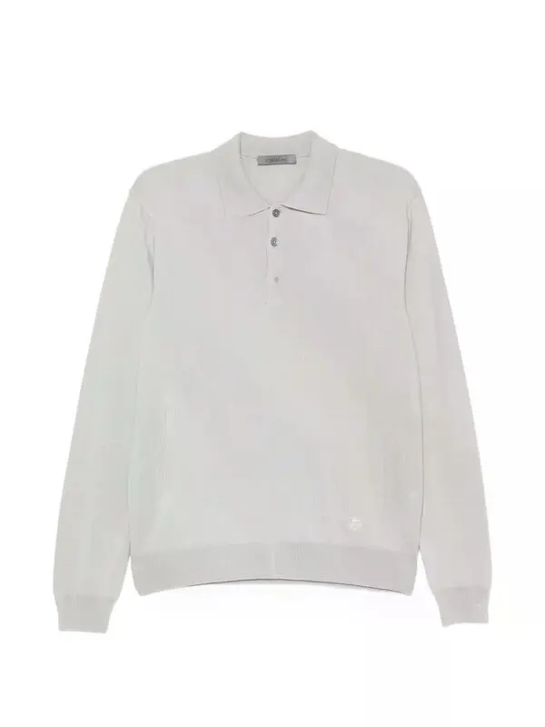 Corneliani Button-up Collar Polo Sweater