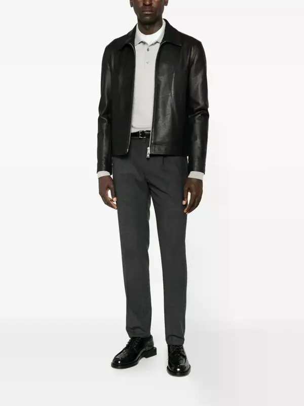 Corneliani Button-up Collar Polo Sweater