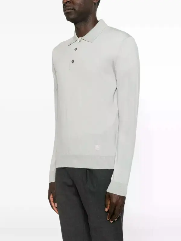 Corneliani Button-up Collar Polo Sweater
