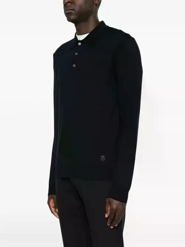 Corneliani Button-up Polo Sweater