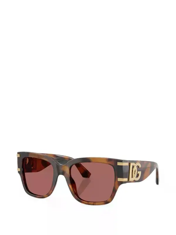 Dolce & Gabbana Tortoiseshell-effect Square-frame Sunglasses