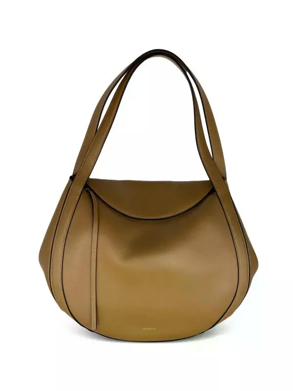 WANDLER Lin Leather Shoulder Bag - Brown