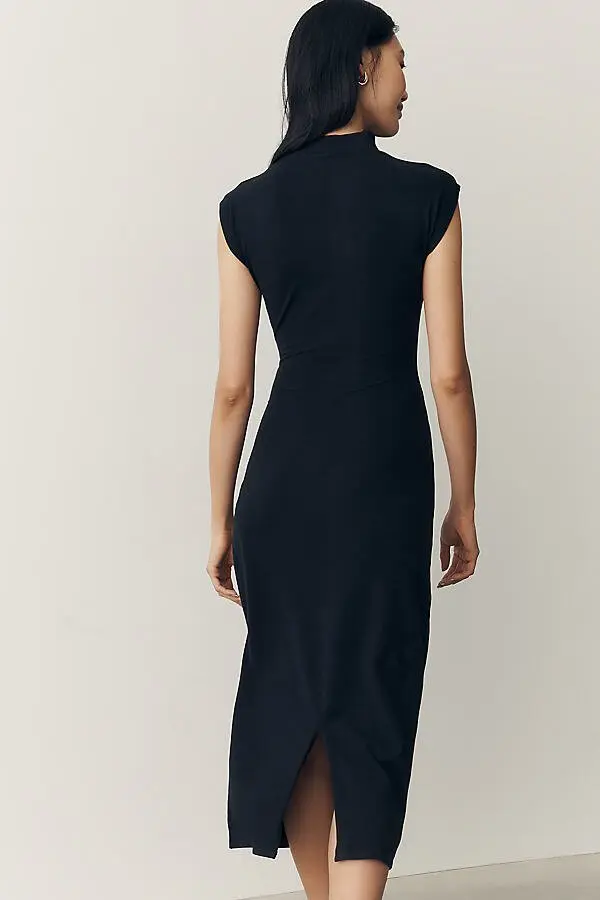 NATION LOS ANGELES Marcele Midi Dress - Black