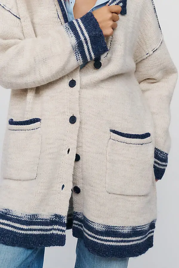 PILCRO Wool Len Longle Cardigan