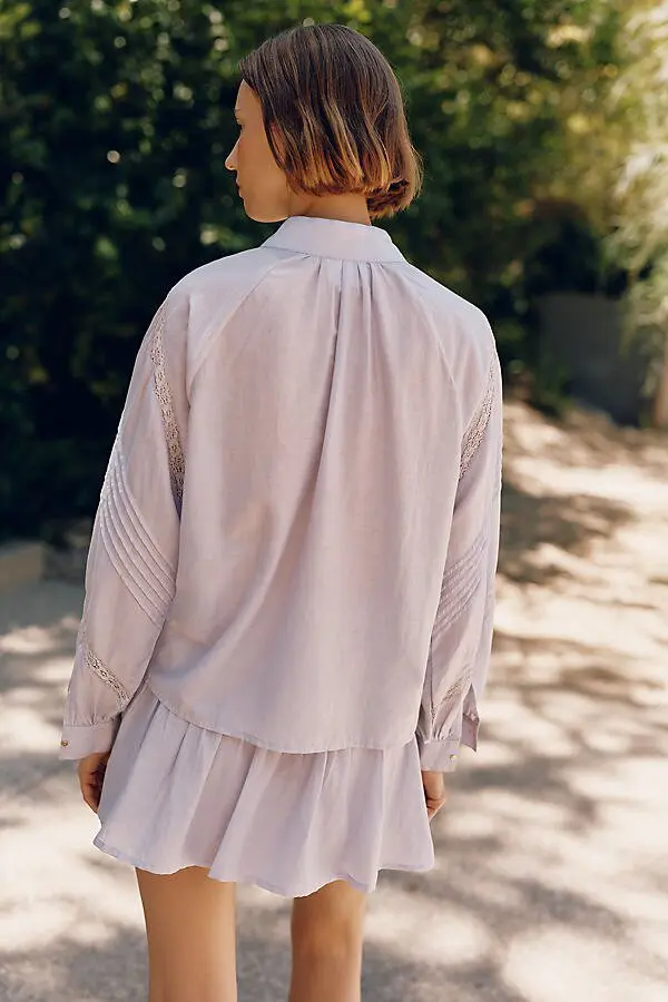 SNDYS. Chelsea Cotton Silk Blouse
