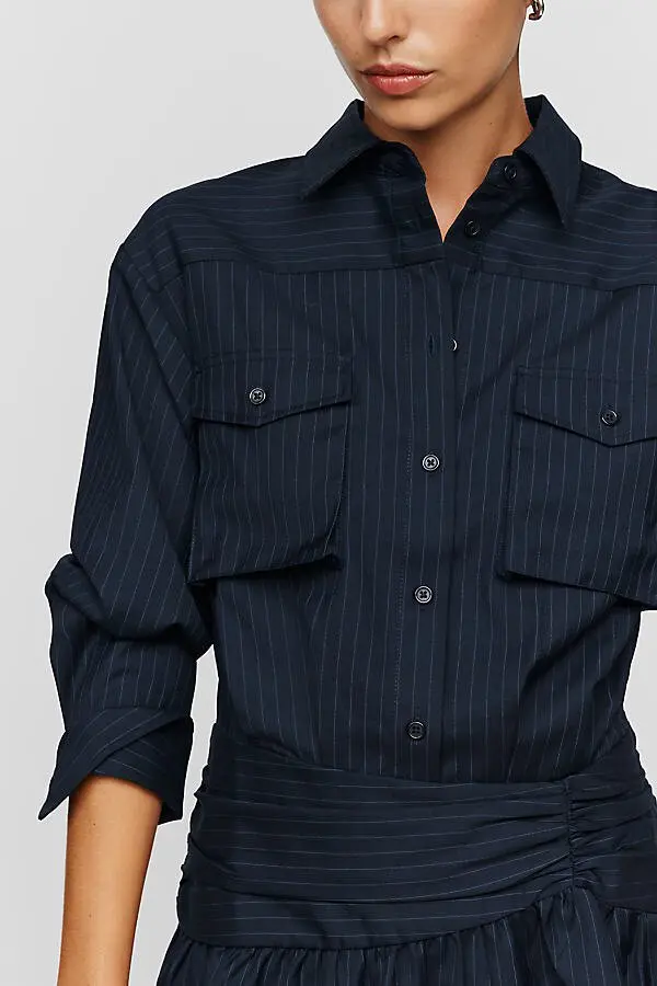 ROWING BLAZERS Pstripe Buttondown Shirt