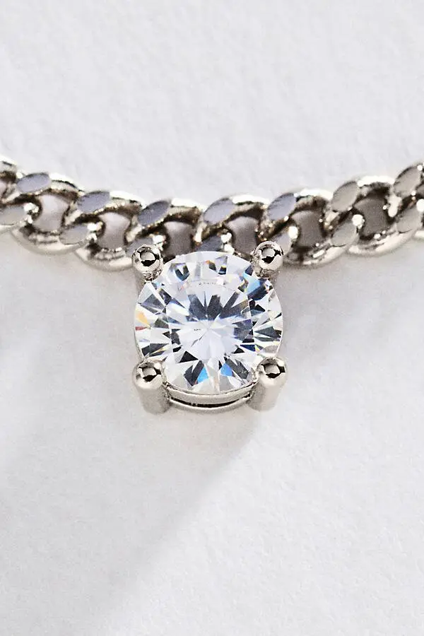 LUV AJ Bardot Stud Necklace