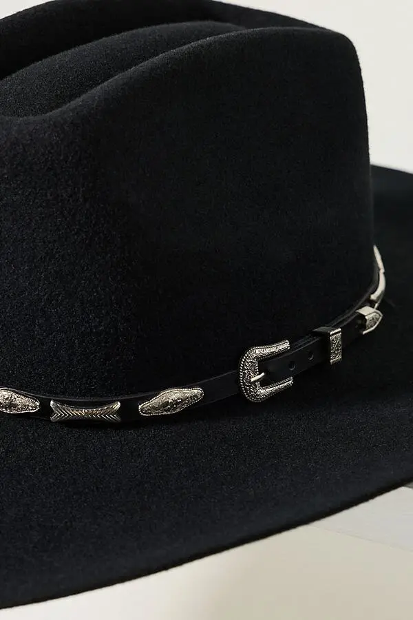 Anthropologie Atticus Fedora - Black