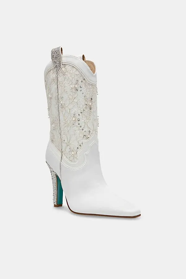Betsey Johnson Bruno Heeled Western Boots
