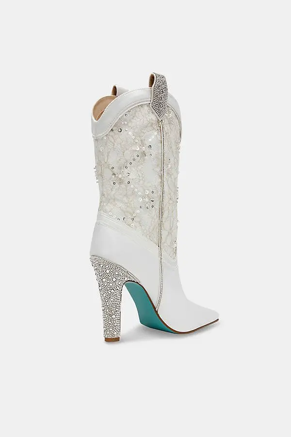 Betsey Johnson Bruno Heeled Western Boots