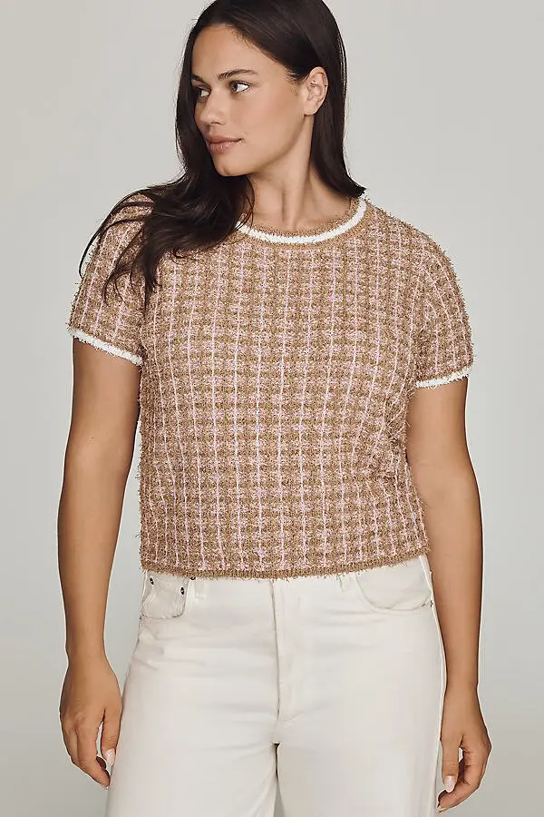 Endless Rose Textured Short Sleeve Top
