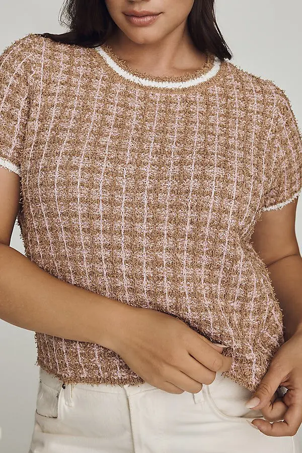 Endless Rose Textured Short Sleeve Top