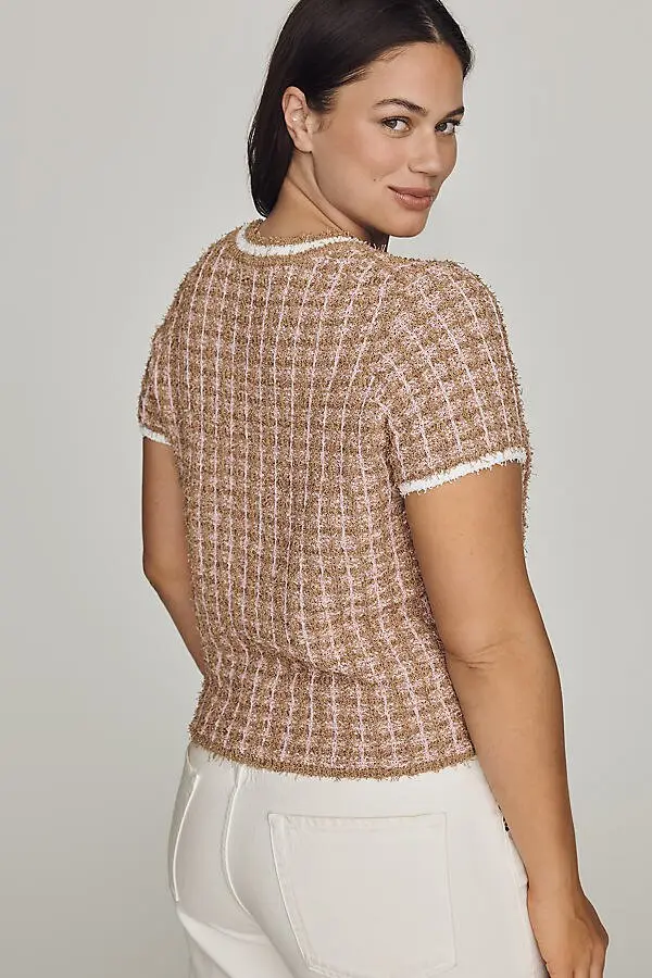 Endless Rose Textured Short Sleeve Top