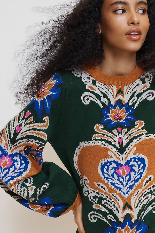 Farm Rio X Sweater Mi Dress