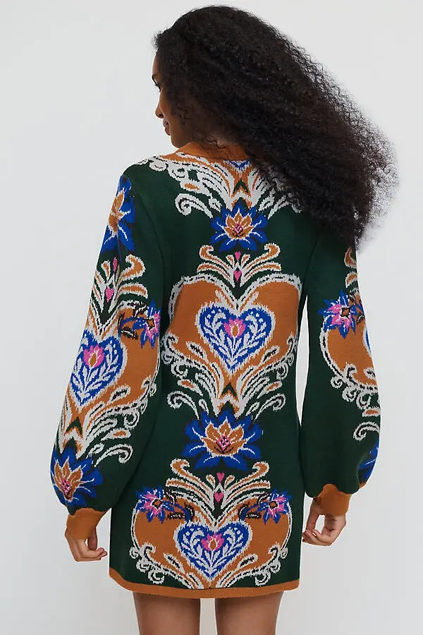 Farm Rio X Sweater Mi Dress