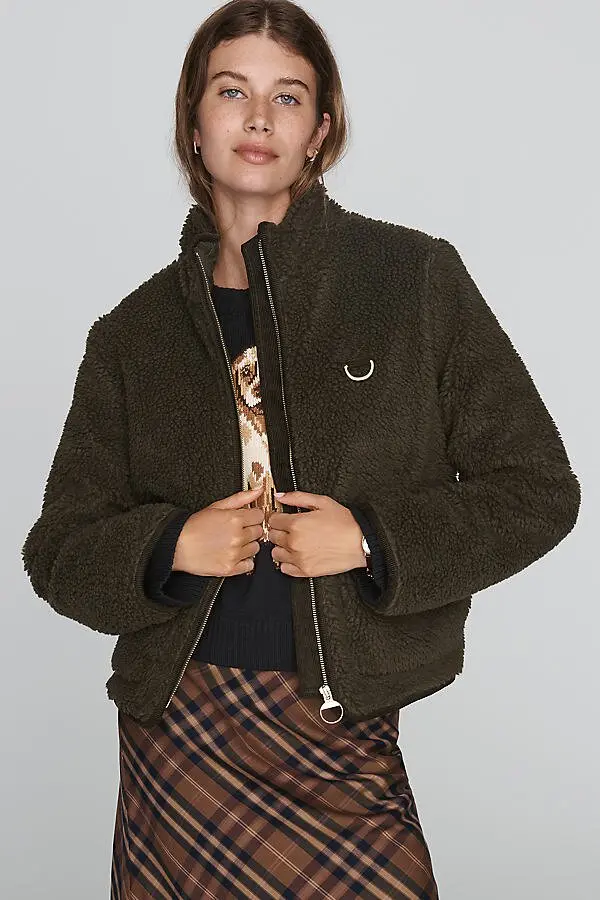 Barbour Elenora Faux-shearlg Jacket