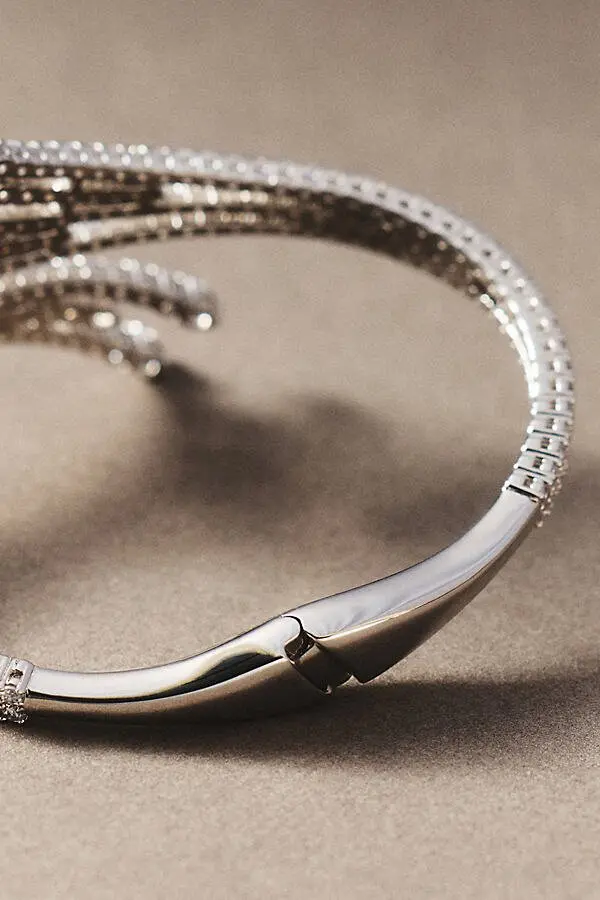 Nadri Diva Fan Hge Cuff Bracelet
