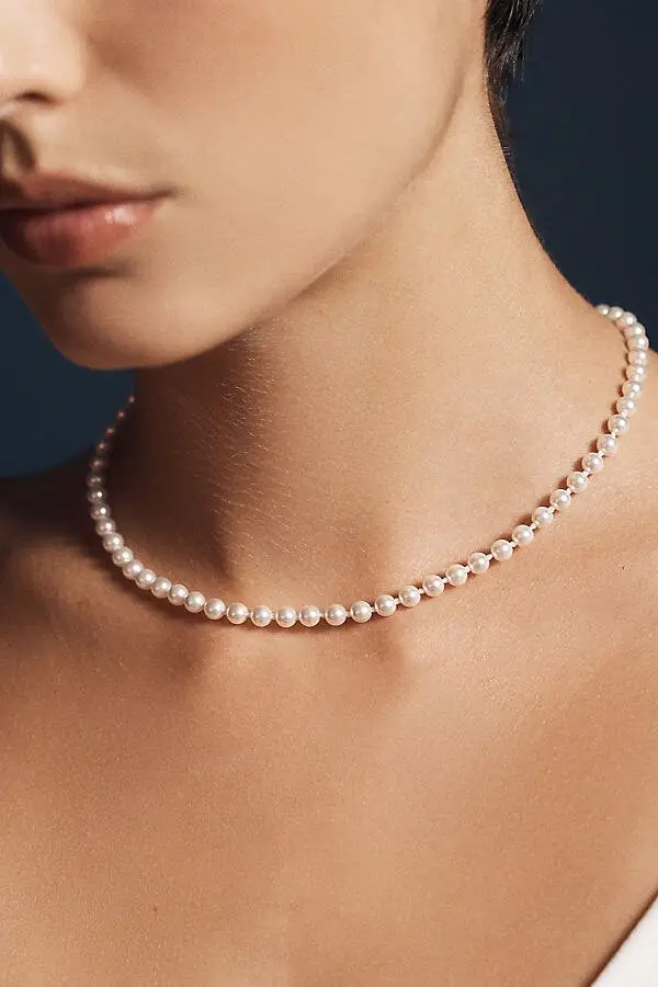 Nadri Maisie Pearl Collar Necklace