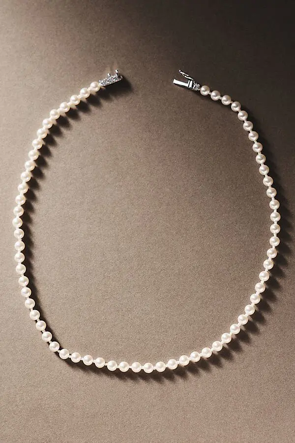 Nadri Maisie Pearl Collar Necklace