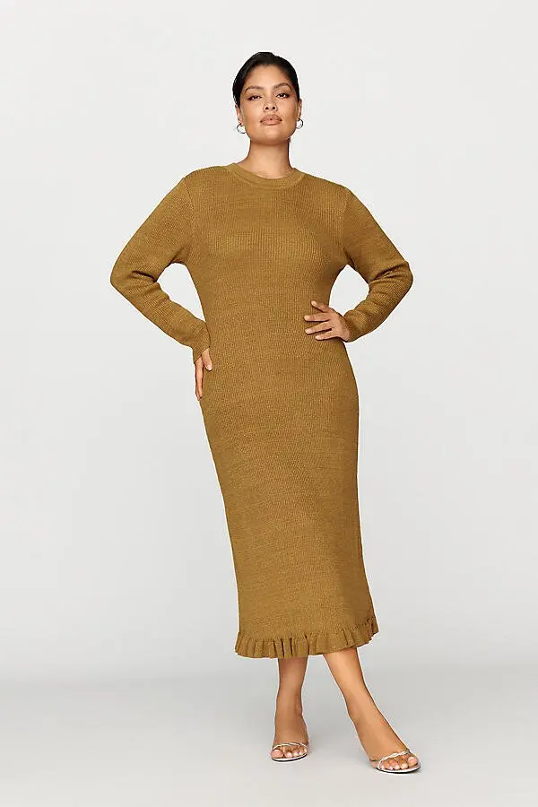 BL-NK Italiya Knit Midi Dress