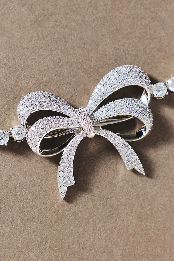Nadri Eros Bow Chocker Necklace