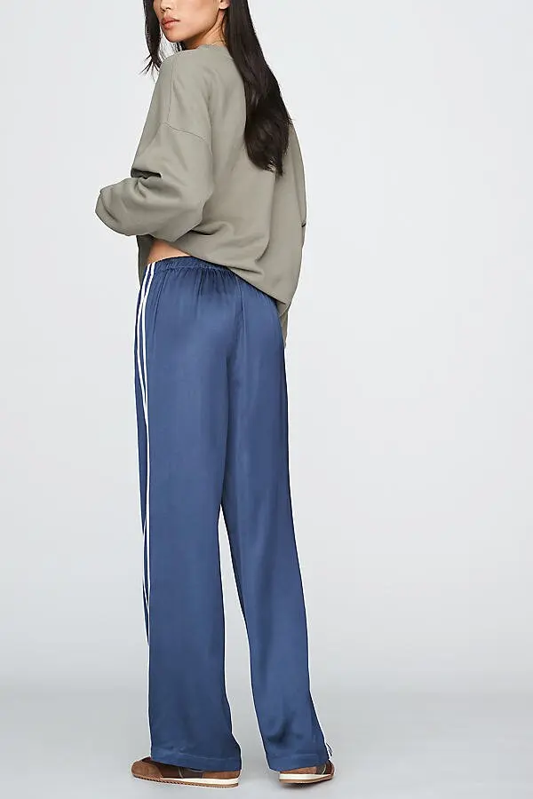 RAISONNEL Straight-leg Track Pants - Navy