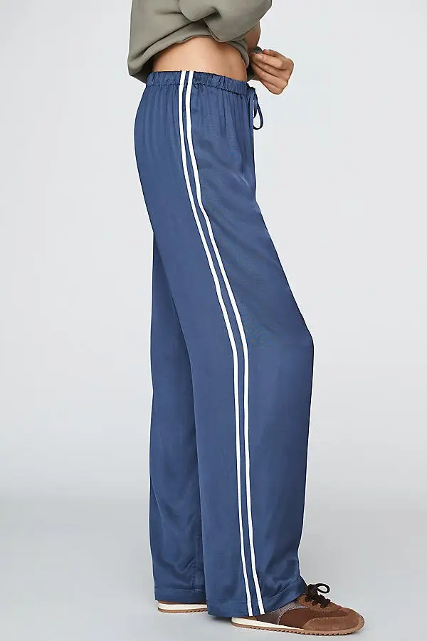RAISONNEL Straight-leg Track Pants - Navy