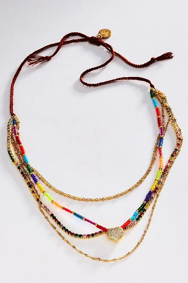 VENESSA ARIZAGA Sweetheart Sparkle Necklace