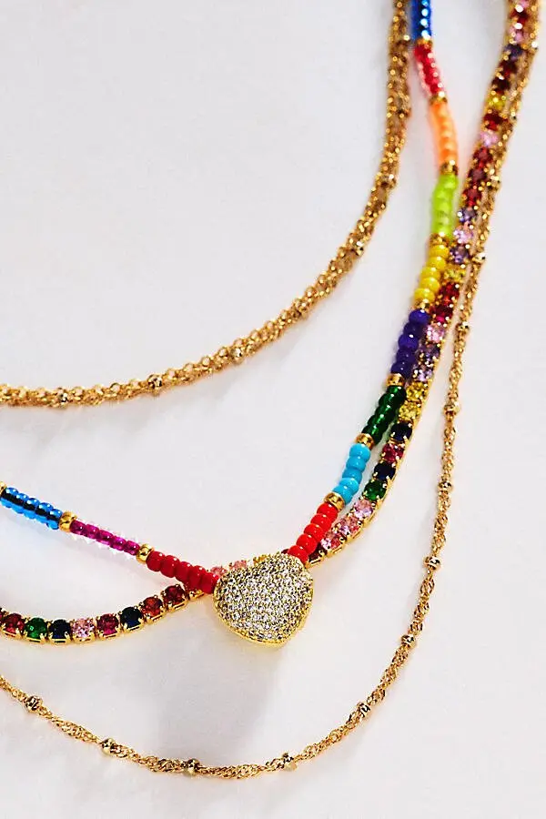 VENESSA ARIZAGA Sweetheart Sparkle Necklace
