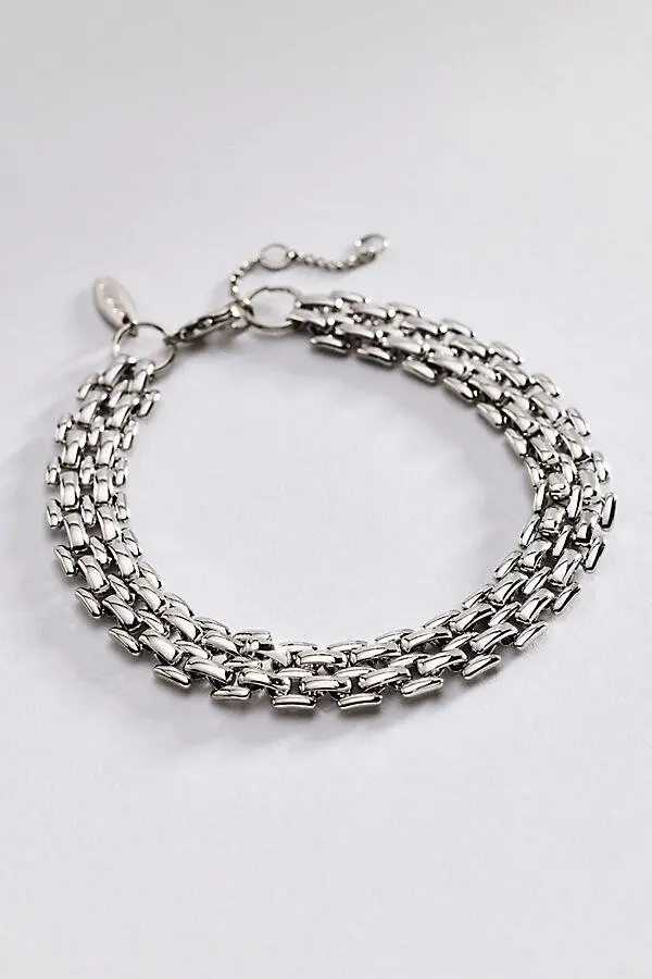 Anthropologie Watchband Bracelet - Silver