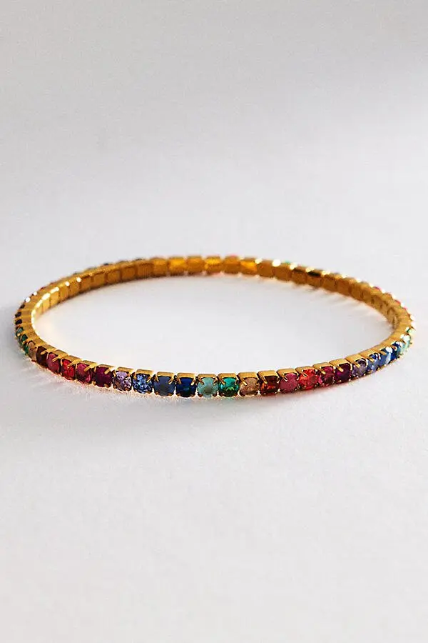 Anthropologie Stretch Tennis Bracelet - Multi