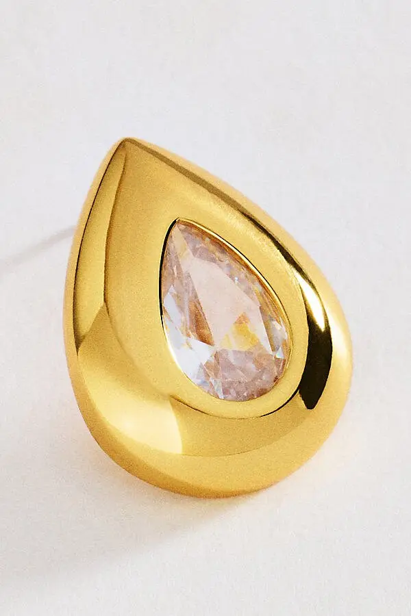 ALV JEWELS Tribeca Post Earrgs - Clear