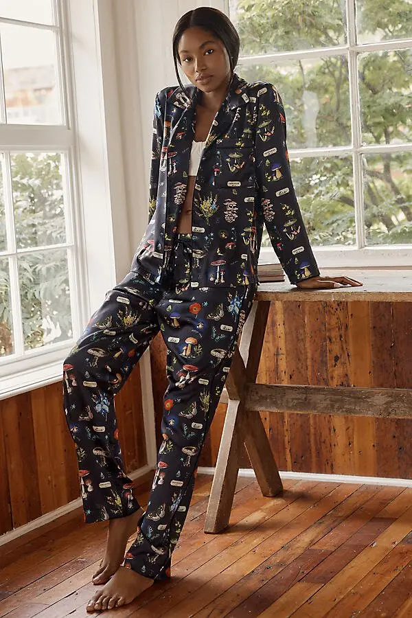 FLEUR DU MAL Boyfriend Pajama Bottoms