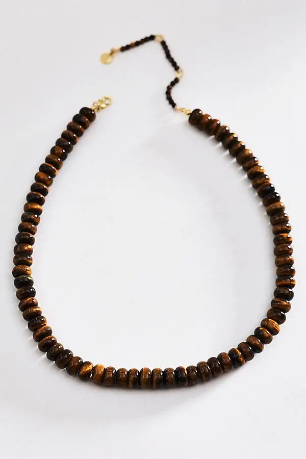 Baublebar Joyce Semi-precious Beaded Necklace - Brown