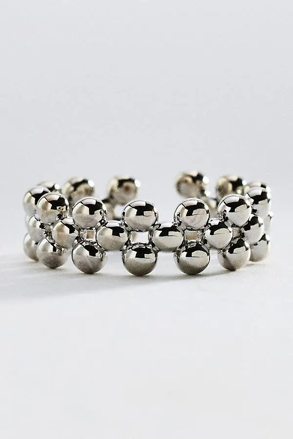 Anthropologie Textured Rg - Silver