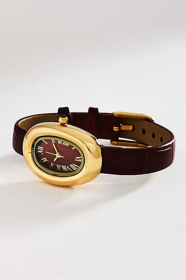 Anthropologie Murphy Watch - Wine