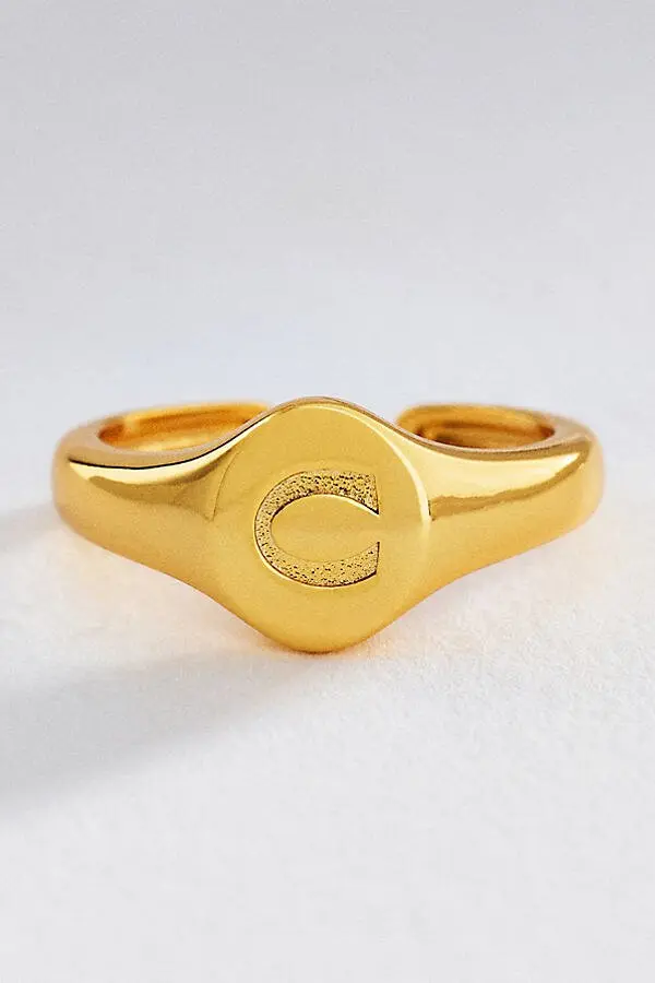 LUV AJ Itil Ovl Signet Rg - C