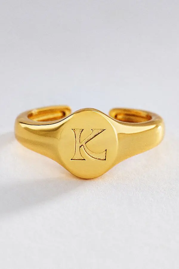 LUV AJ Itil Ovl Signet Rg - K
